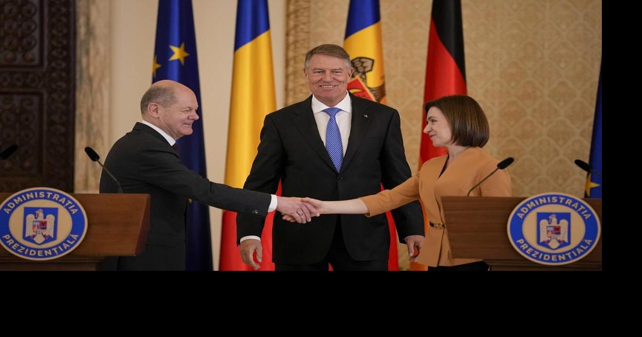 Romanian, German, Moldovan leaders meet in Bucharest