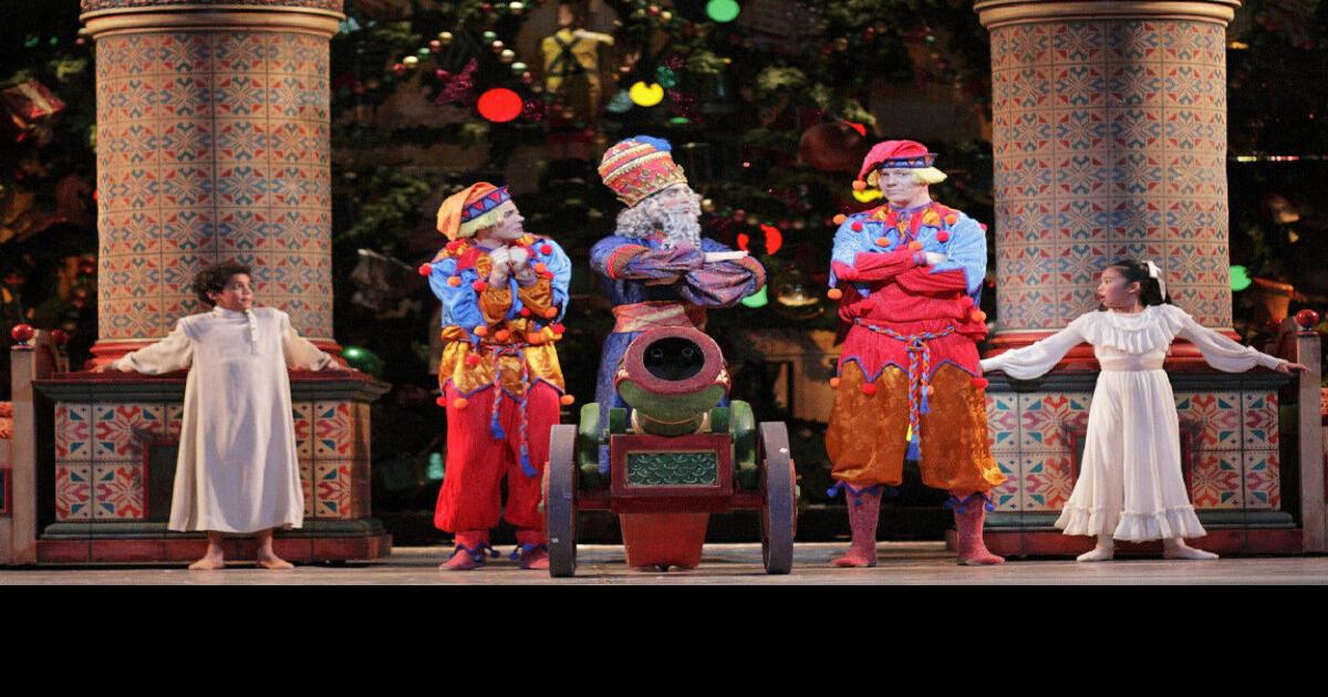 Nutcracker's cannon dolls light up the stage