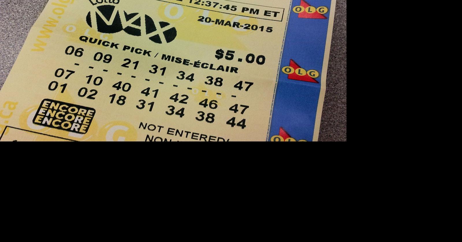 Winning $25-million Lotto Max ticket sold in Toronto: OLG