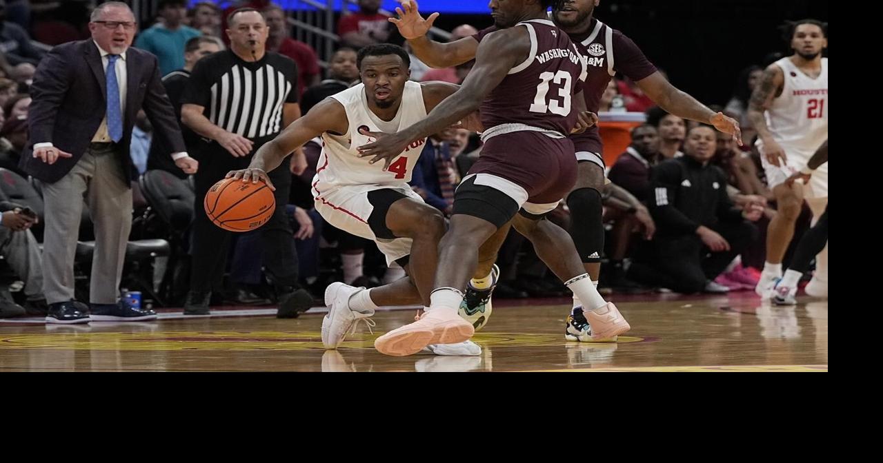 Emanuel Sharp scores 21 as No. 4 Houston holds off Texas A&M 70-66 for ...