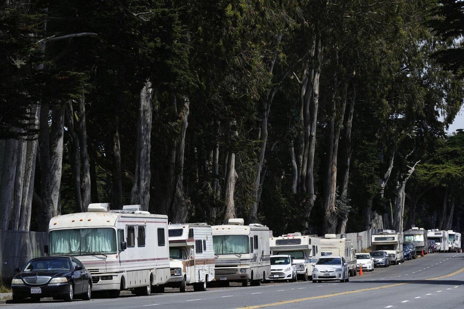 San Francisco bans homeless people from living in RVs with new parking ...