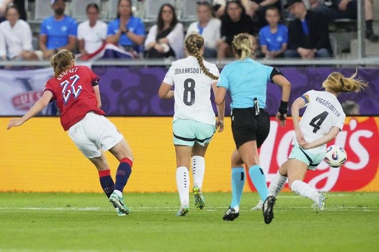 Signe Gaupset scores twice as Norway beats Iceland at Euro 2025