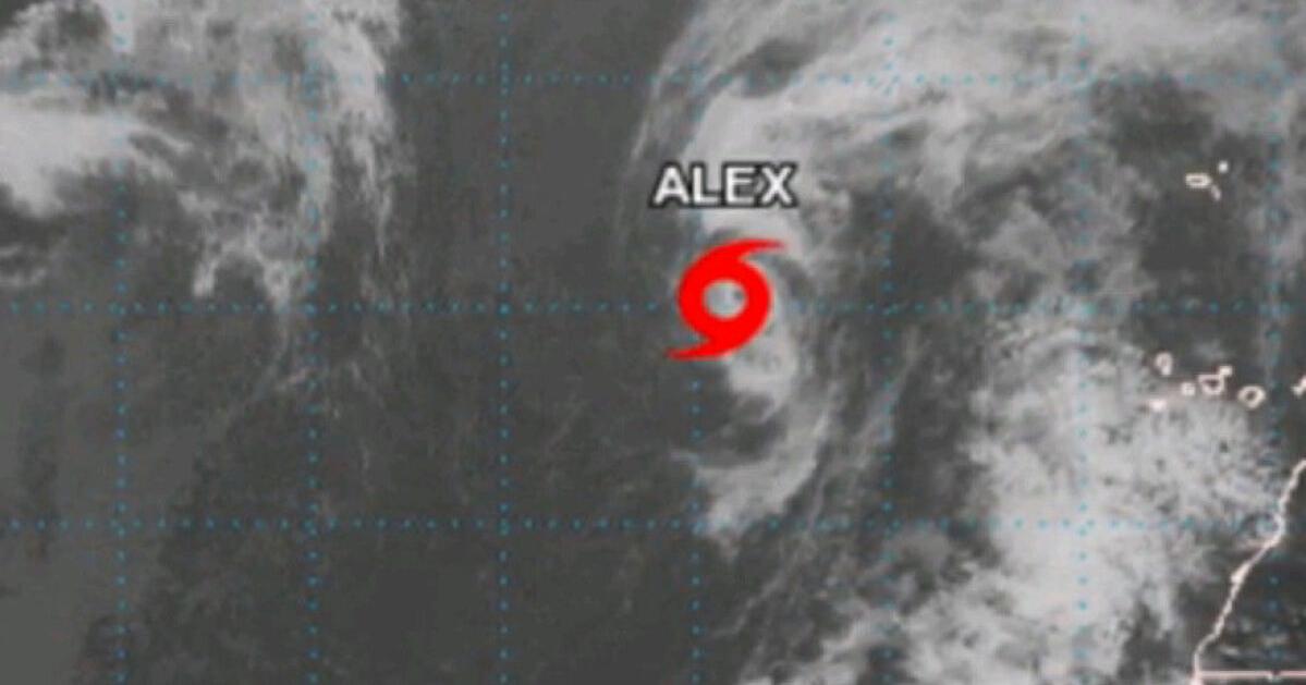 Alex becomes the first Atlantic hurricane to form in January since 1938