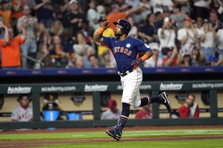 Alvarez hits 2-run shot off Ohtani to reach 50 RBIs, Astros down Angels 6-2