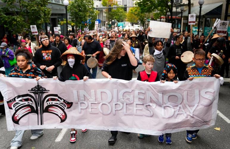 Some Indigenous Peoples Day events strike conciliatory tone amid Trump ...