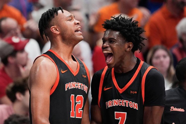 Bidunga, No. 25 Kansas pull away for 76-57 win over Princeton