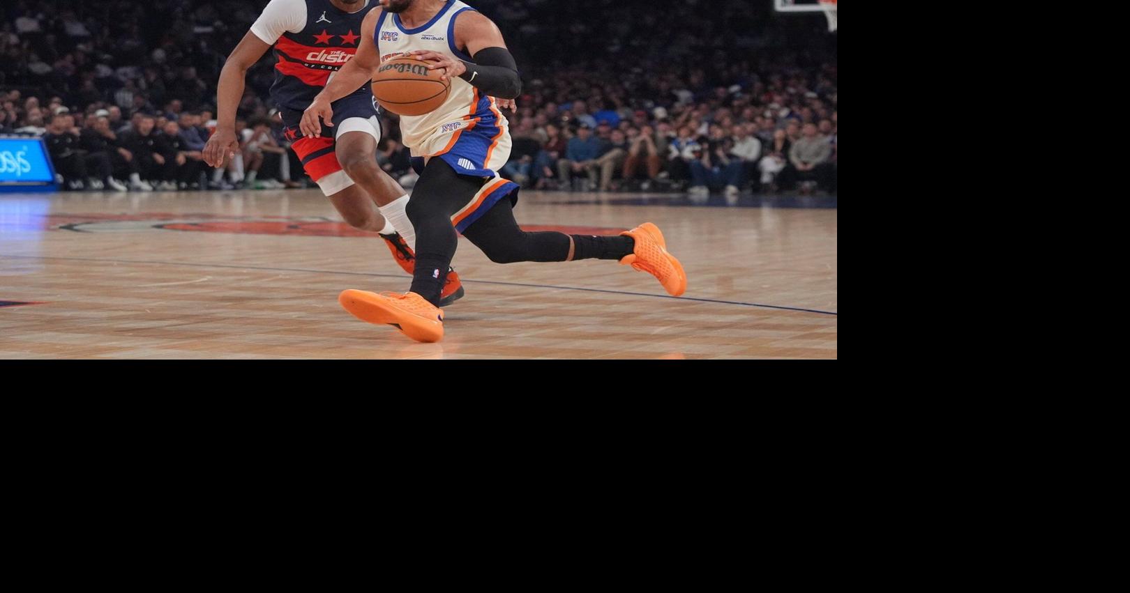 Knicks rout Wizards 145-113 to win their 6th straight and send ...