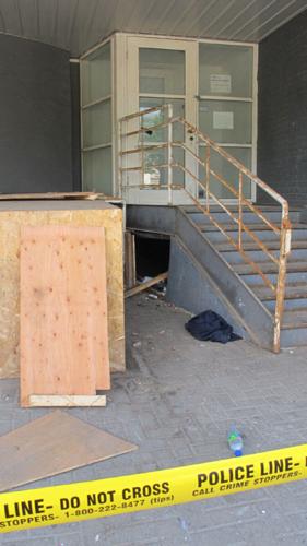 Body found under stairs near Parliament and Shuter Sts.