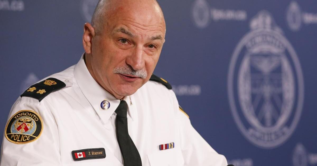 Dept. Chief James Ramer will serve as interim Toronto police chief