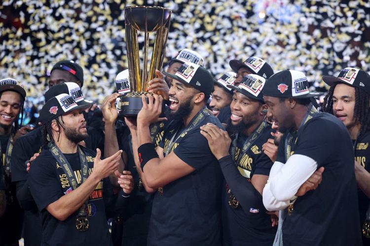 Knicks won't hang an NBA Cup championship banner at Madison Square ...