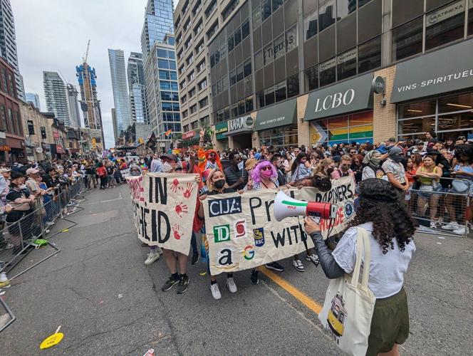 Thousands celebrate Toronto’s Pride Parade ended by protest
