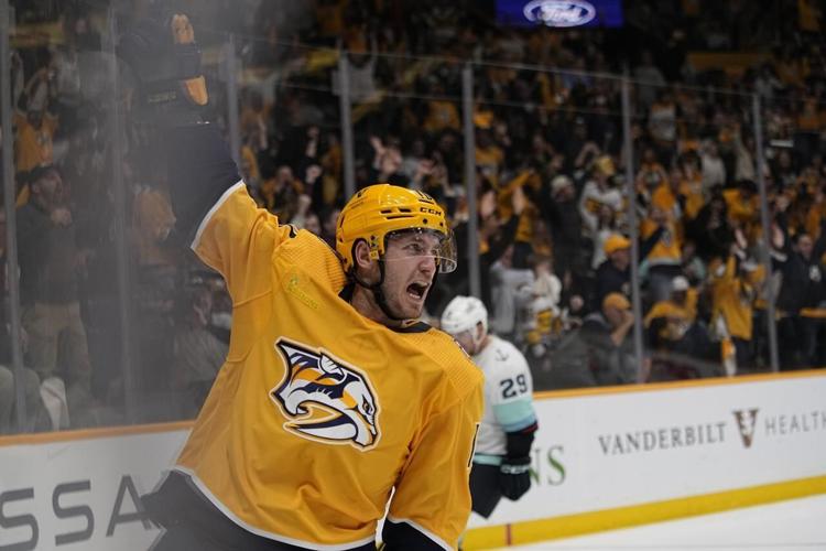 Saros Makes 23 Saves Predators Beat Kraken 3 0 For Brunettes First