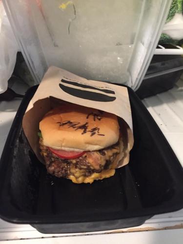 Timothée Chalamet signs burgers and peaches on the red carpet at TIFF