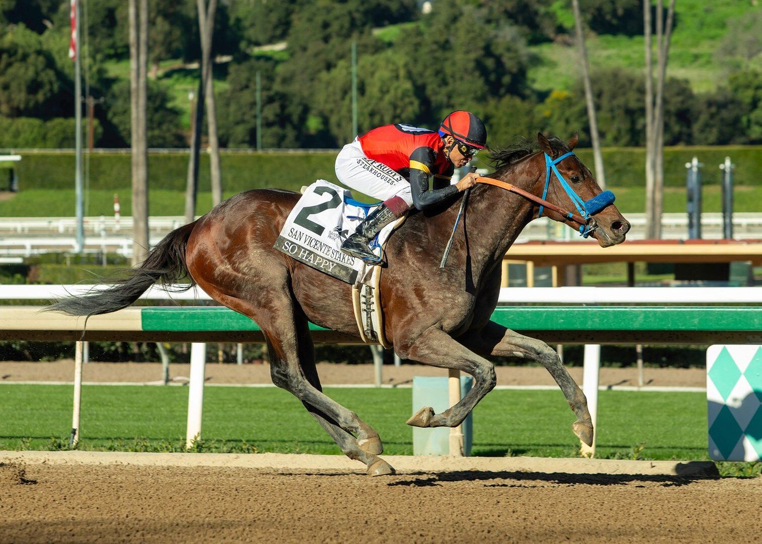 So Happy wins $200,000 San Vicente Stakes under 60-year-old Hall of ...