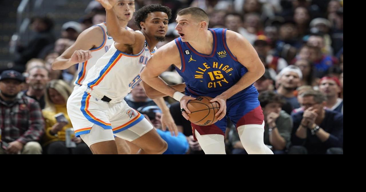 Jokic, Murray lead tired Nuggets past Thunder 122-117