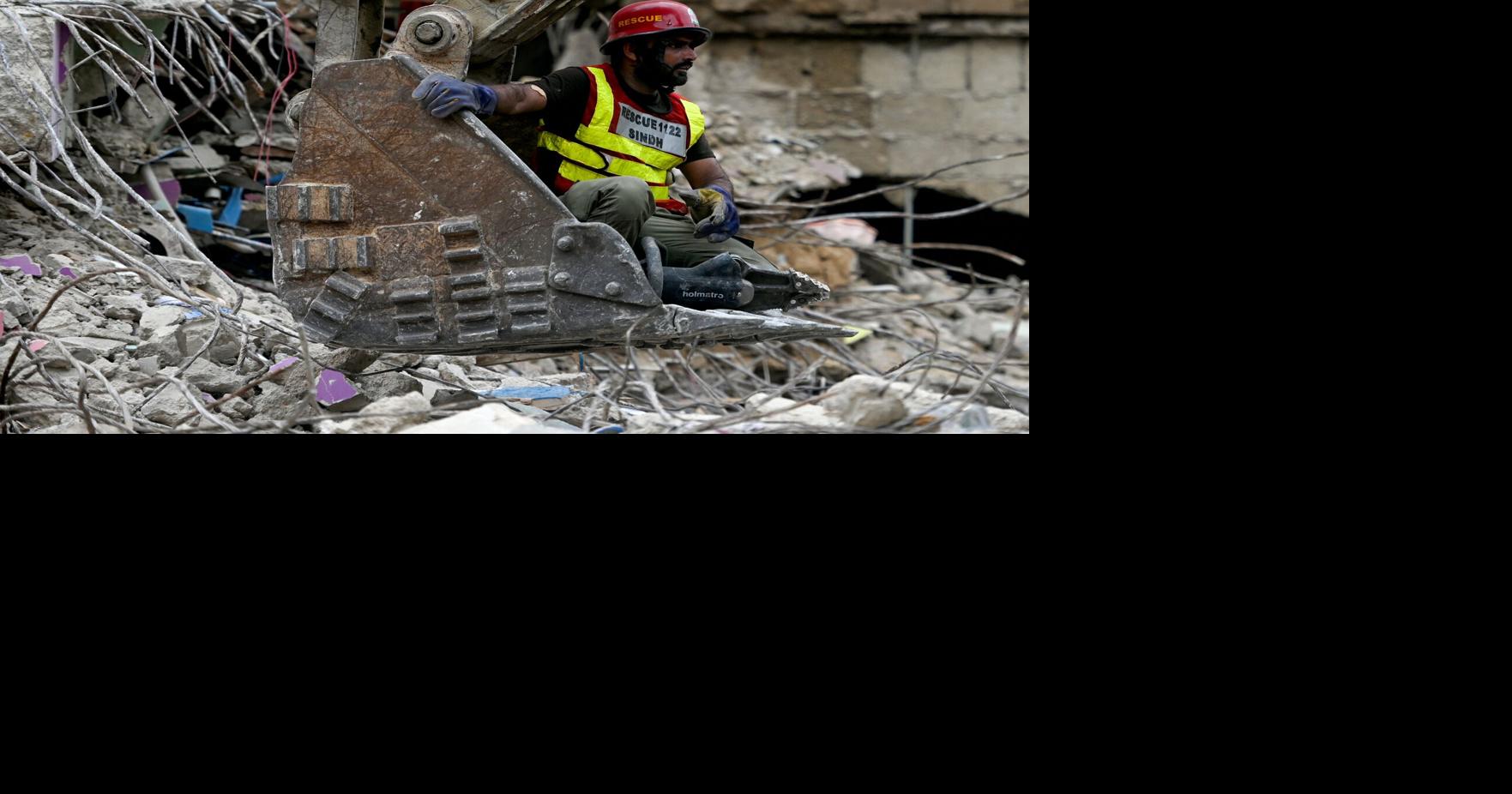 Death toll rises to 16 in Pakistan building collapse as rescuers search ...