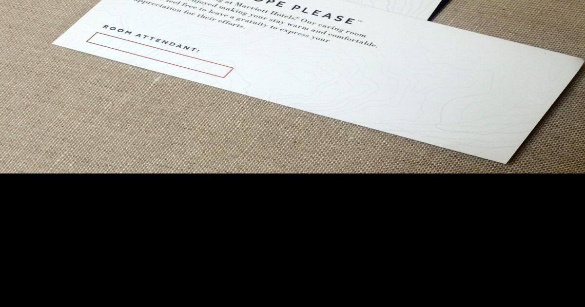 Marriott starts putting envelopes in hotels to encourage tips for maids