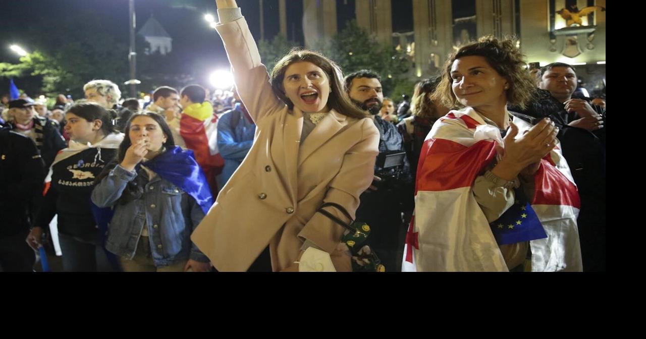 Thousands protest in Georgia over the weekend against 'Russia-style ...
