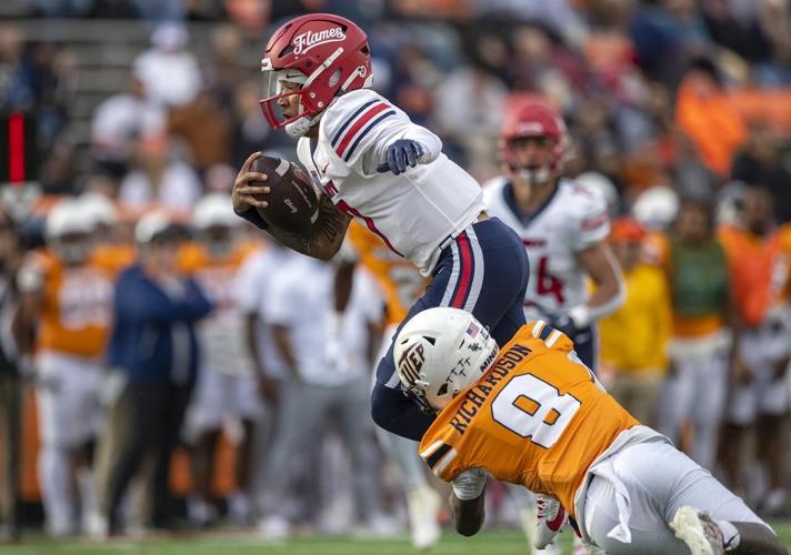 Liberty finishes 1st perfect regular season in program's 50 years with 42-28 win over UTEP