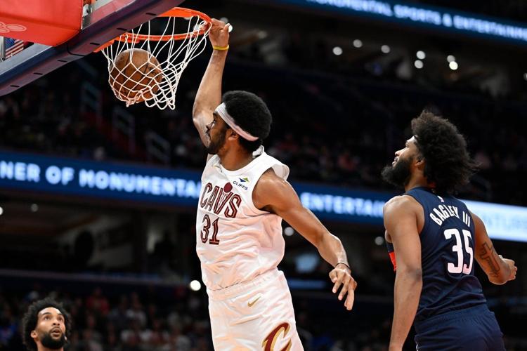 Cavaliers rout Wizards 148-115 to improve to 1-1 in NBA Cup