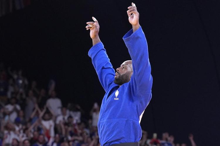 Teddy Riner stars again as France defends its Olympic title in mixed ...