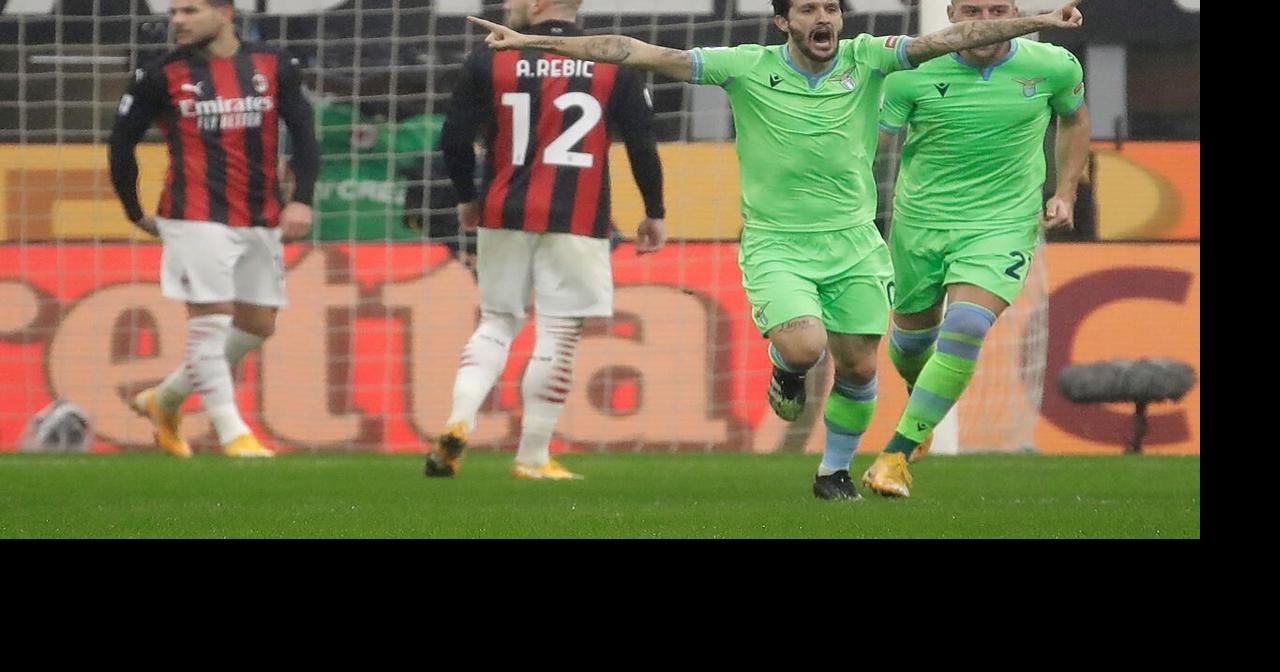 AC Milan scores late to beat Lazio 3-2 and end the year top