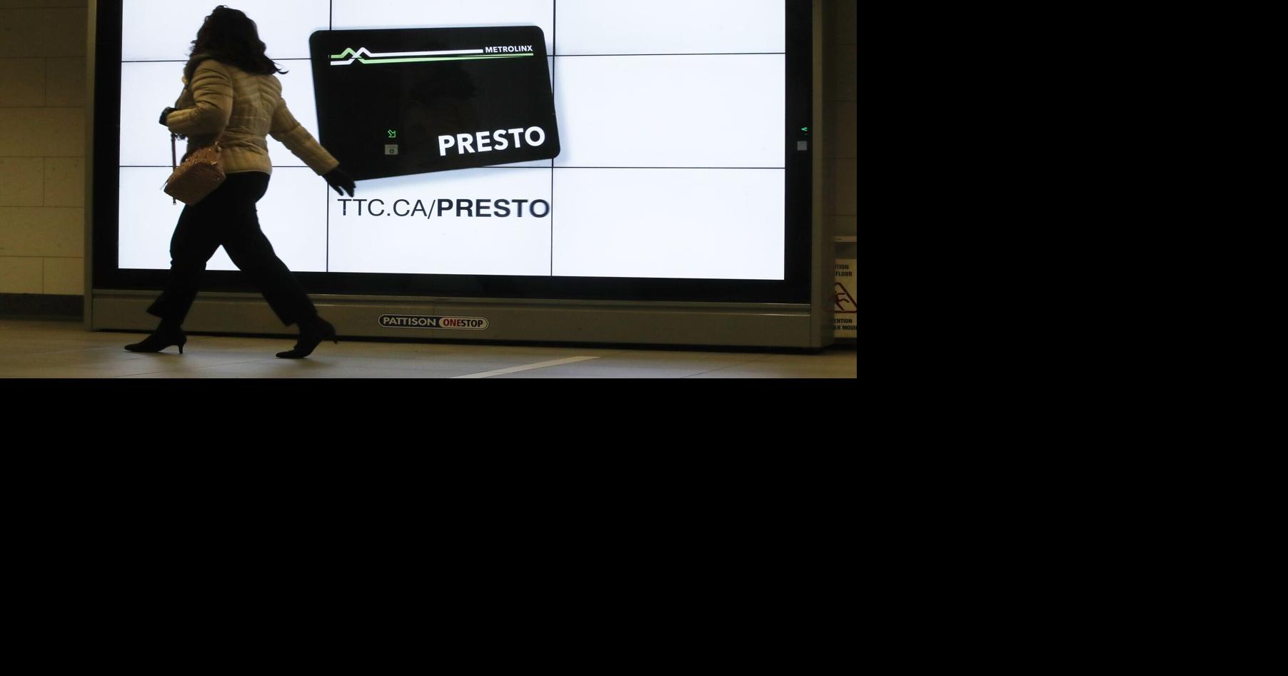 Presto card taps now require enough funds for full payment