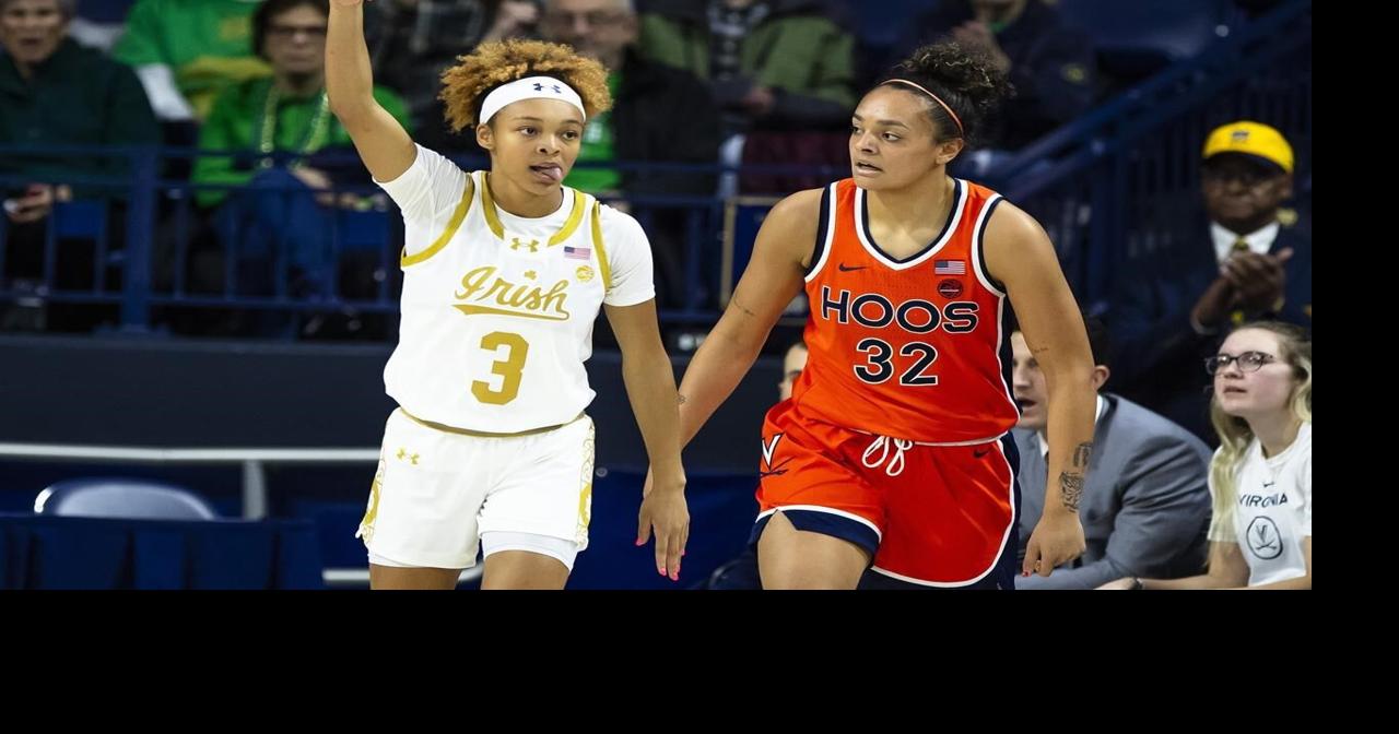 No. 3 Notre Dame women rout Virginia for Olivia Miles' 100th career win