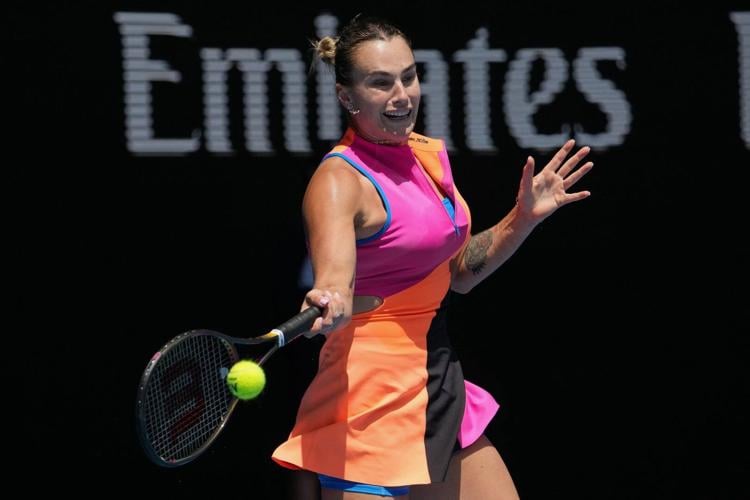 Top-seeded Aryna Sabalenka reaches the third round at the Australian Open