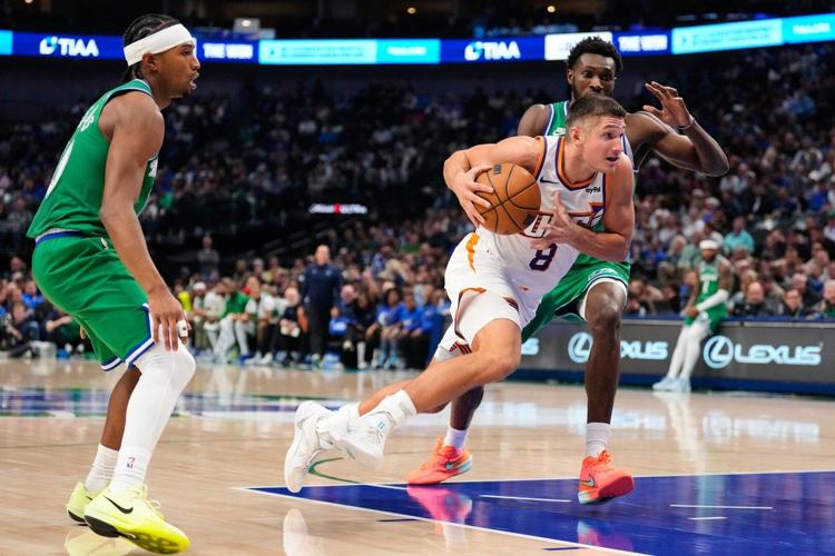 Devin Booker, Grayson Allen lead Suns past struggling Mavericks, 123-114