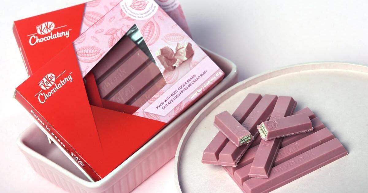 We paid $7 for KitKat’s new pink chocolate bar