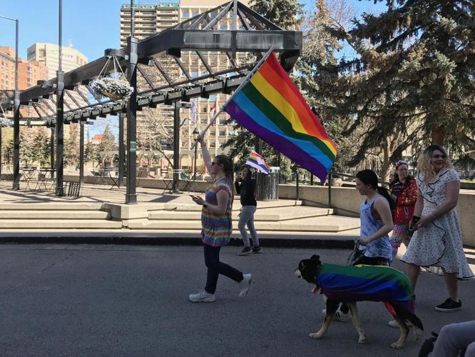 LGBTQ advocates march on downtown Calgary to support gay-straight ...