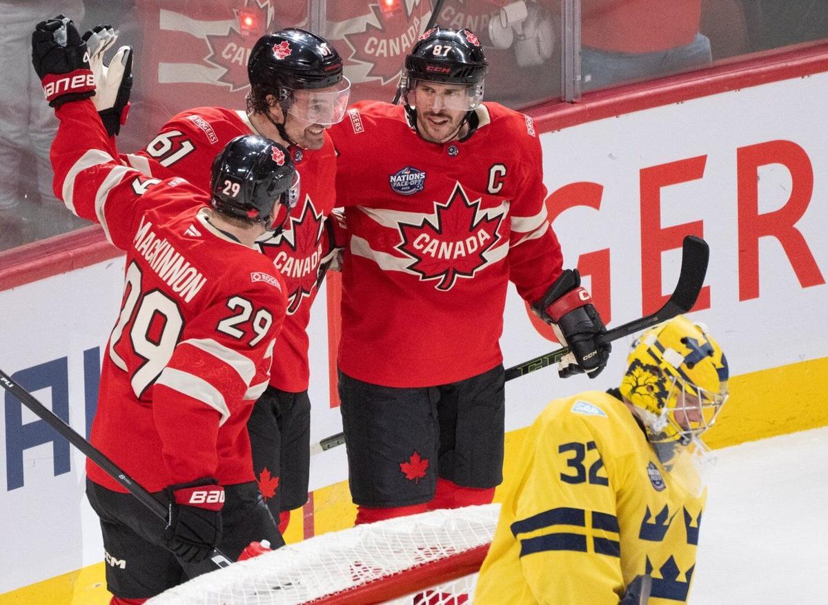 4 Nations Face-Off: Canada wins opener over Sweden 4-3 in OT
