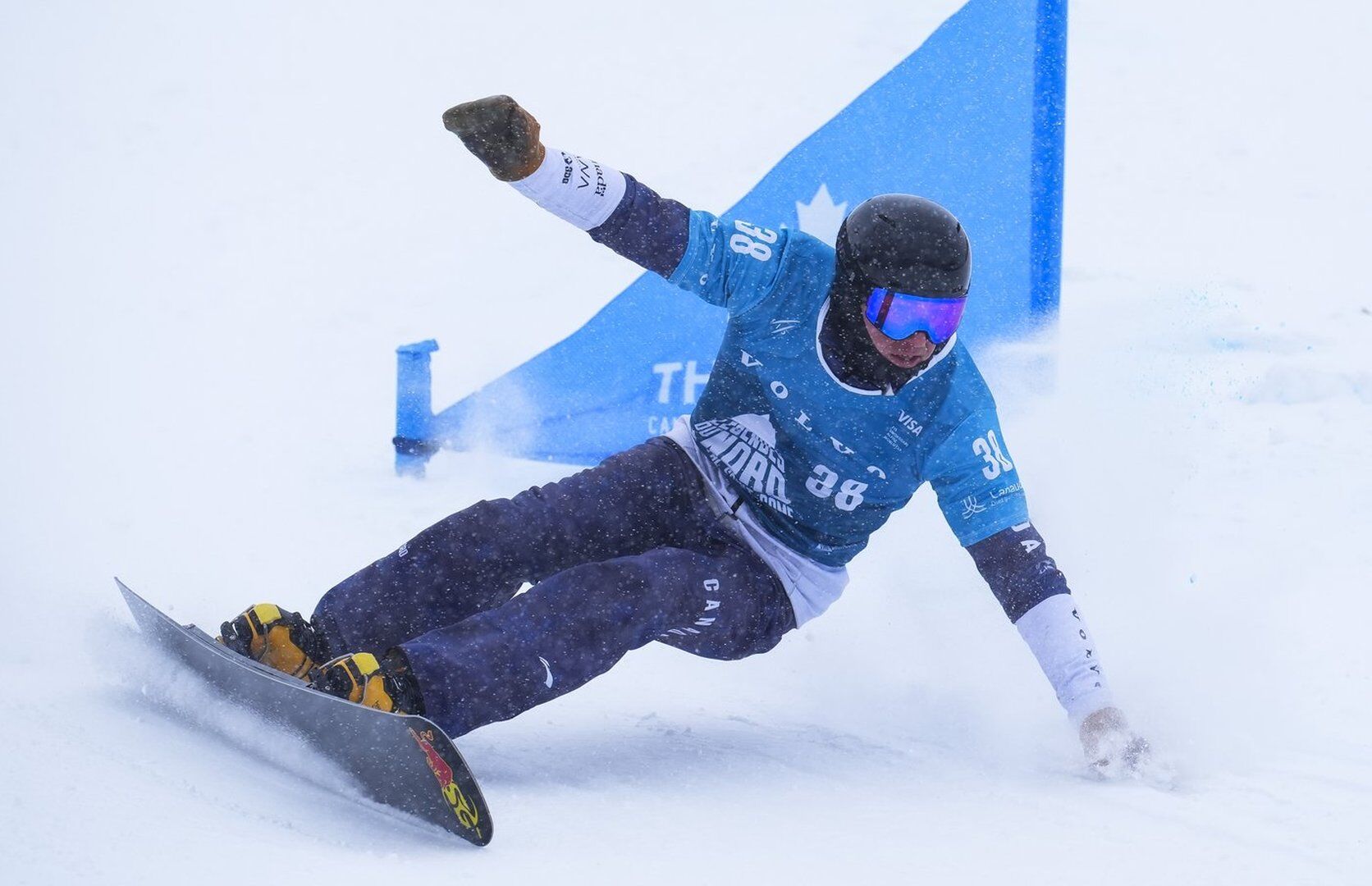 Canadian snowboarder Arnaud Gaudet races to silver for first World Cup ...