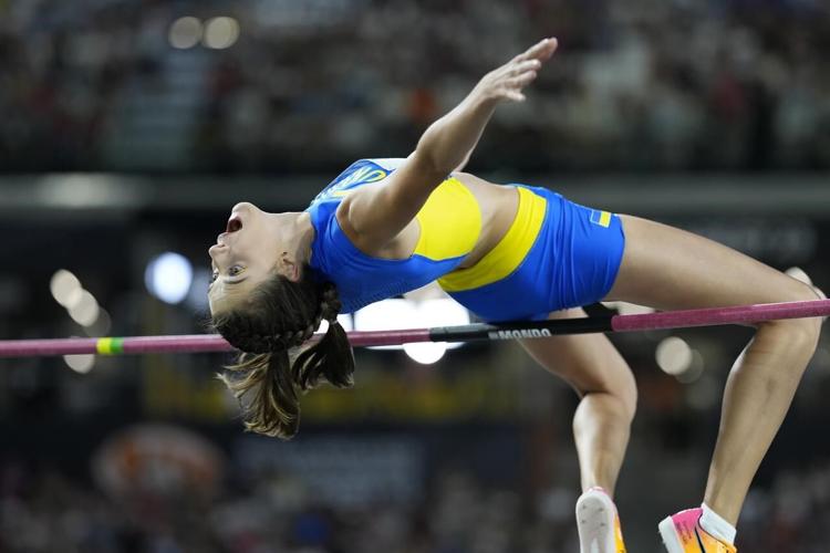 Ukraine's best high jumper wins gold for her country at world championships