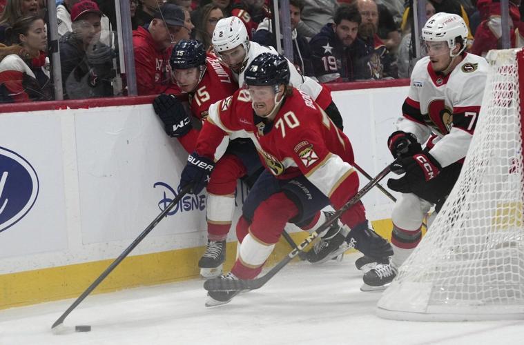 Matthew Tkachuk nets 3 points, Panthers beat Senators 5-1