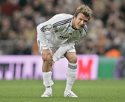 Injuries seem to follow Beckham around
