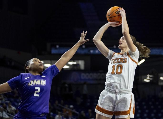 No. 4 Texas women use fast start to rout James Madison 93-62