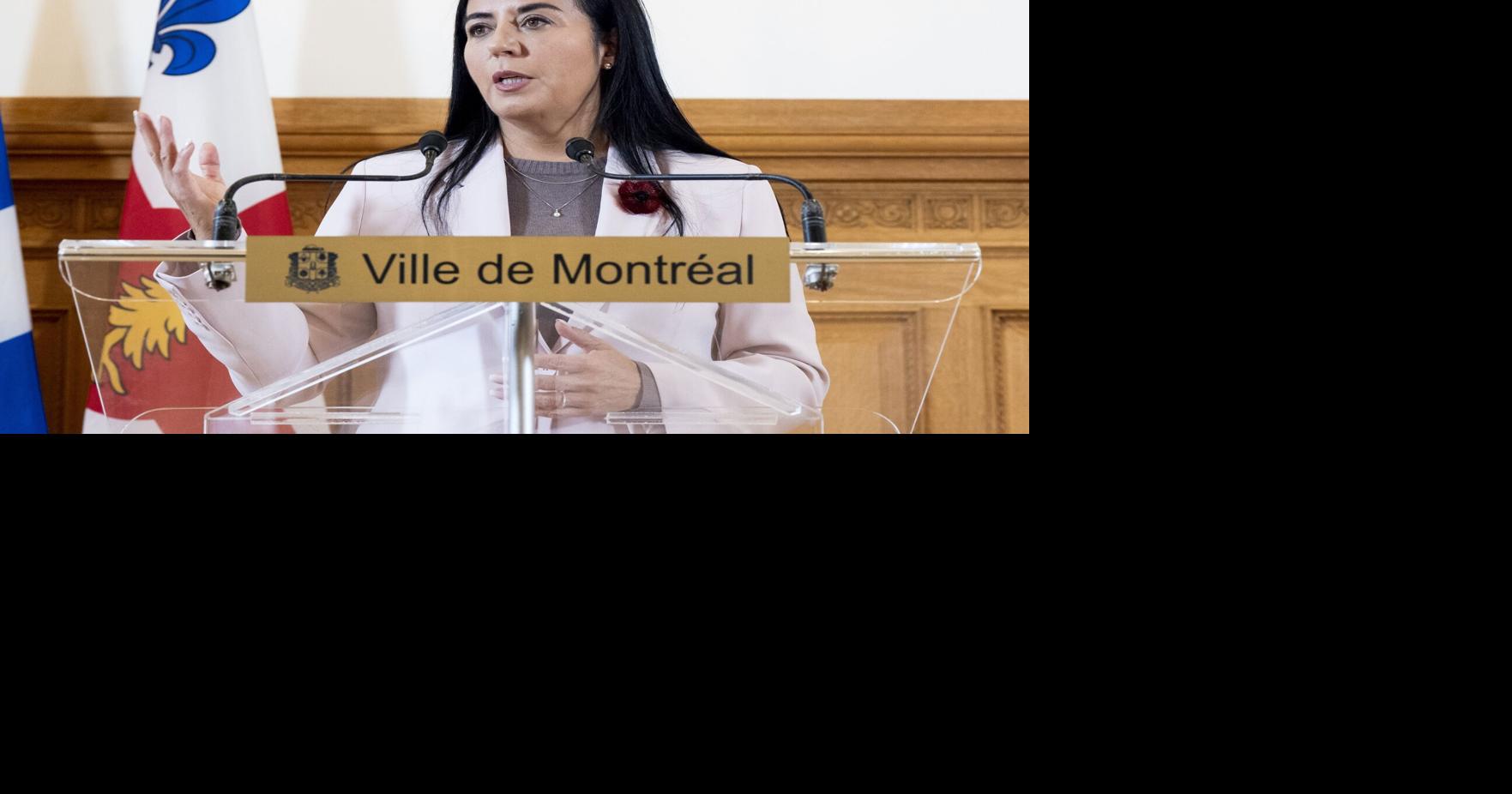 Montreal mayor says she got two flat tires due to potholes on busy street