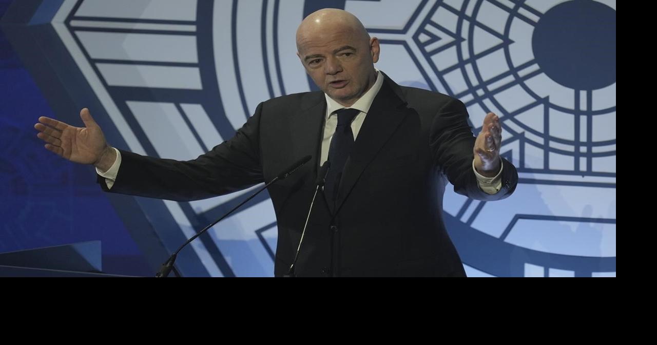 FIFA unveils NASA-inspired golden Club World Cup trophy created with ...