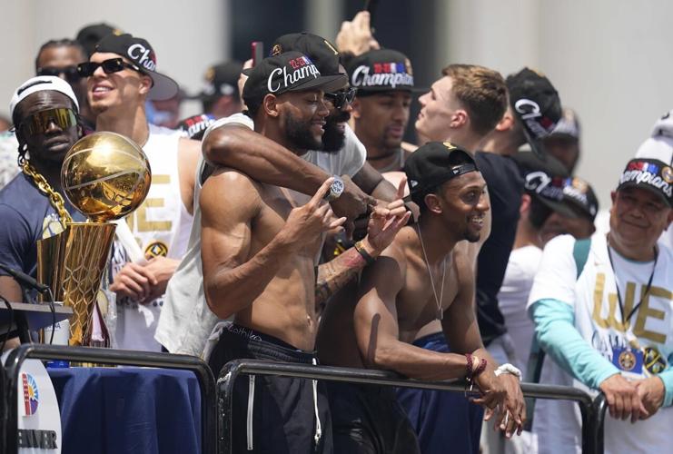 Nuggets celebrate their first NBA title with parade through the streets ...