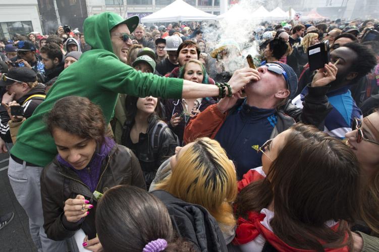 Anti-prohibition pot protesters hit Parliament Hill as 4-20 goes after ...