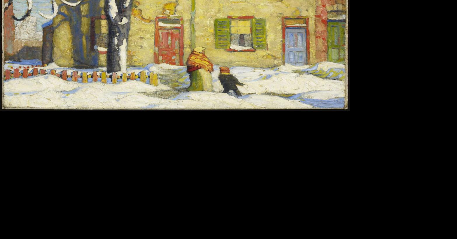 A late-night walk in the fresh fallen snow is magical