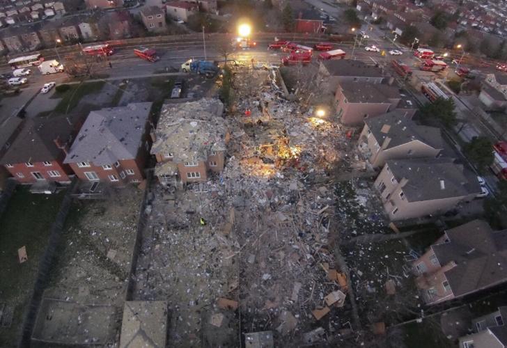 One dead after explosion levels house in Scarborough