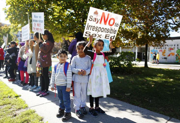 Teacher vows to be ‘lightning rod’ for truth amid sex-ed protests