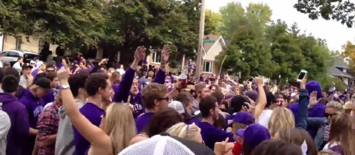 Western moves homecoming, hoping to blunt raucous street party