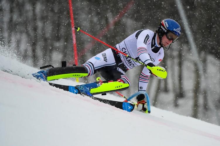 French skier Noël gets 1st slalom win of season on home snow