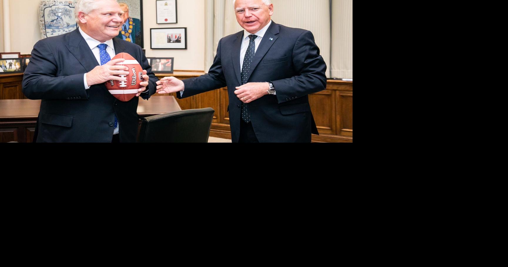 Doug Ford’s football friend Tim Walz is Harris’s VP choice