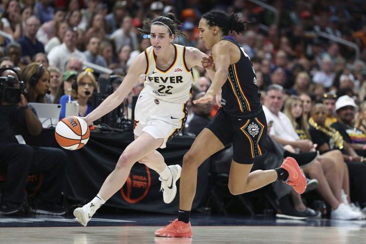 Caitlin Clark leaves with apparent injury, marring the mood after the ...