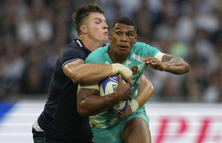 South Africa squeezes Scotland to open Rugby World Cup defense with 18 ...